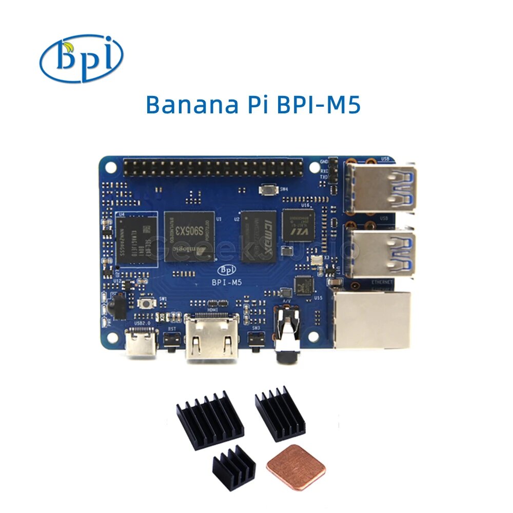Geeekpi Banana PI BPI M5 Одноплатный компьютер BPI M5