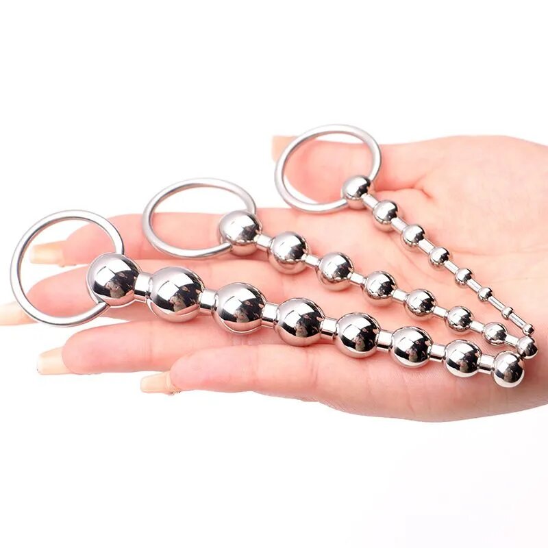 1/3шт. Расширитель уретральный Полый расширитель уретры из нержавеющей стали с эрекционным кольцом Товары для взрослых.