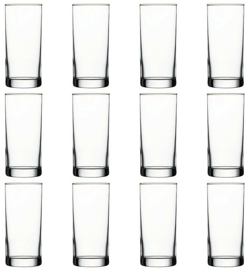 Набор стаканов Pasabahce Istanbul, стекло, прозрачные, 12 штук, 290мл