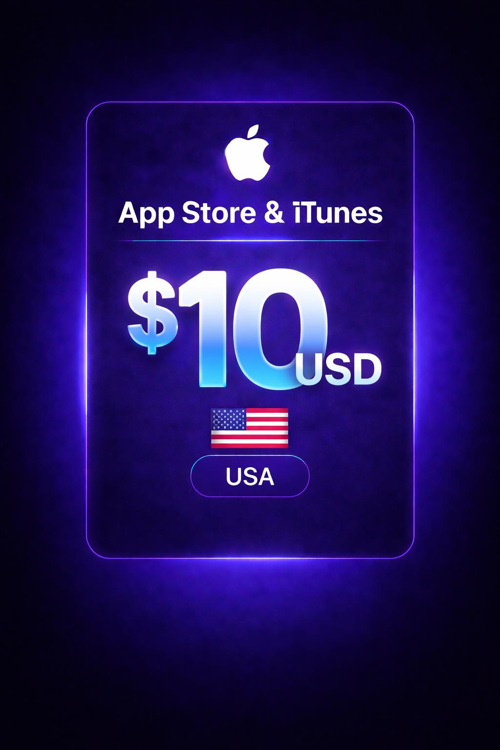 Apple Gift Card 10$ | Подарочная карта Apple для App Store и пополнение счета Apple ID 10 долларов
