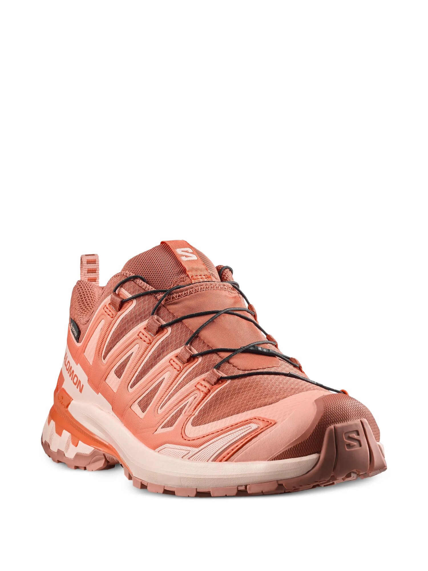 Кроссовки Salomon Laced low-top sneakers, размер 4 UK, черный/серый/оранжевый — фото 1