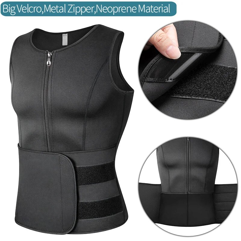 Мужской корректирующий жилет Miss Moly, Black, XL