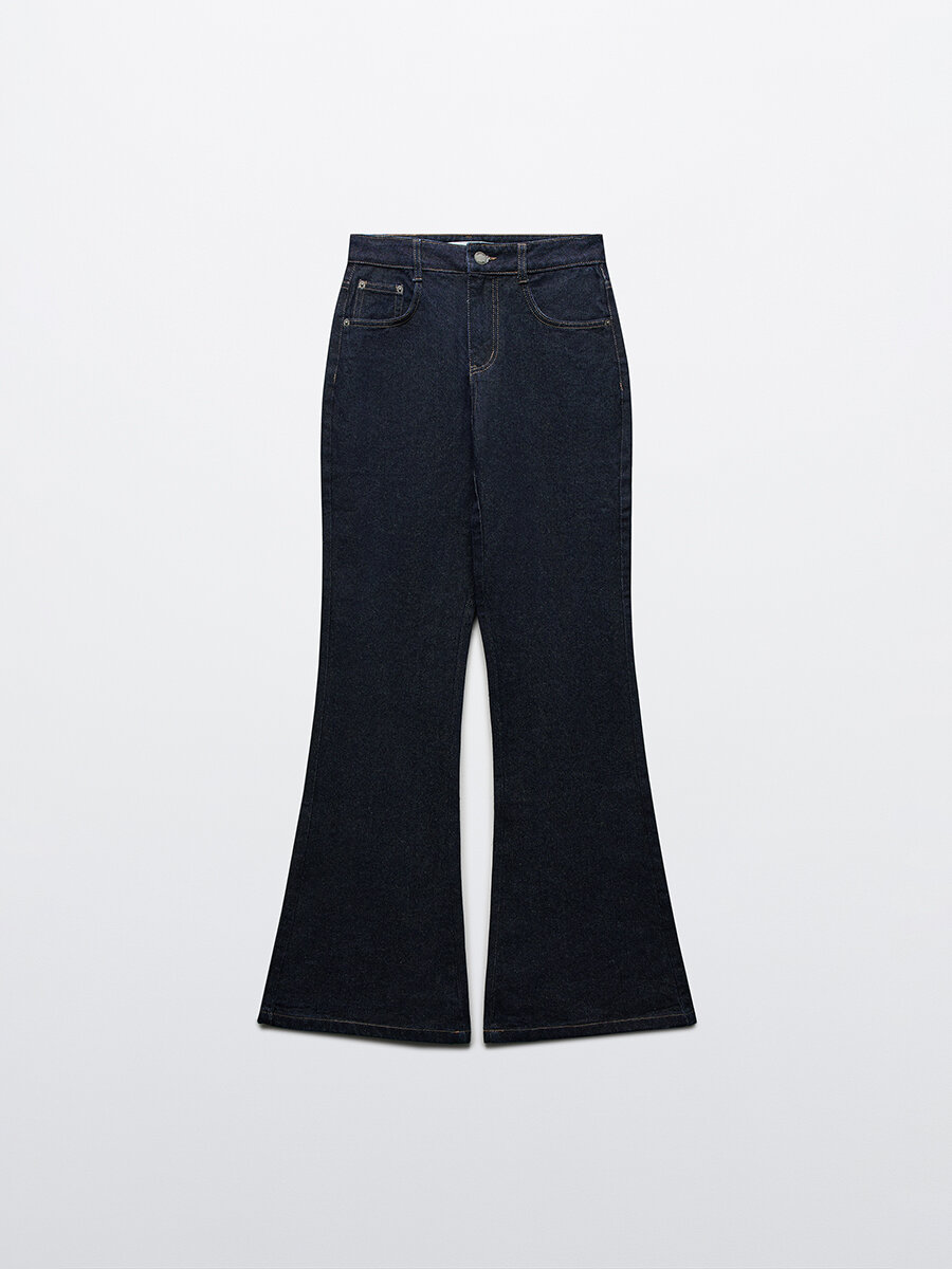 Джинсы клеш клеш со средней посадкой 