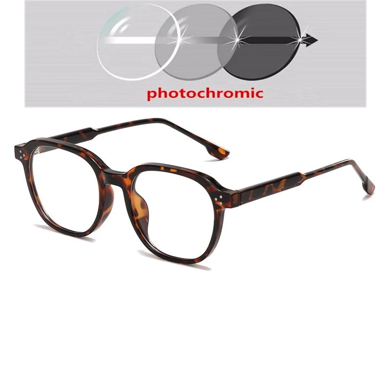 Фотохромные очки для зрения -1.0, оправа Photochromic Gray C2