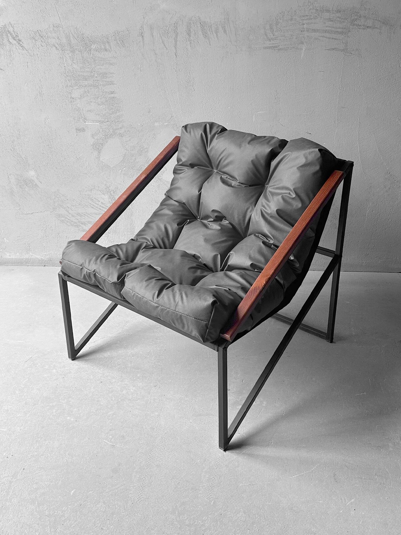 Кресло Лофтовик Слэш ++ оксфорд серый