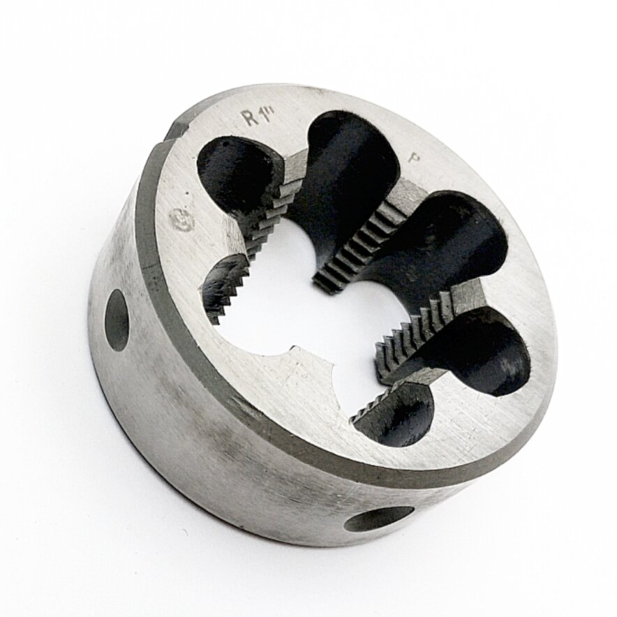 Плашка 2684-0016 Трубная коническая R 1" 9ХС 55° (11 ниток/дюйм; D-65мм; L-25мм; Z=6) ГОСТ 6228-80