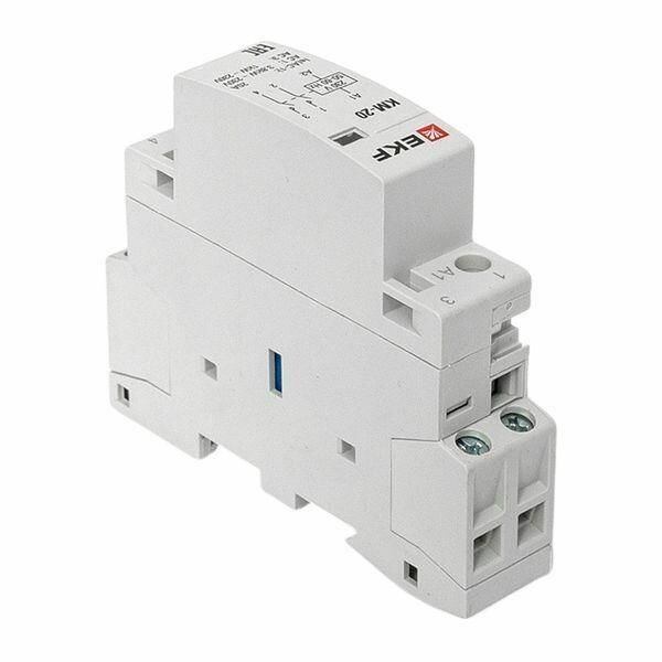 Контактор модульный КМ 20А 2NО (1 мод.) EKF km-1-20-20