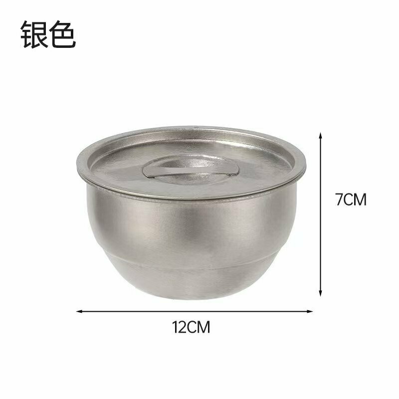 Чаша из чистого титана, чаша для риса, бытовая чаша для приготовления на пару, чаша для горячего риса для кемпинга на открытом воздухе, антибактериальная титановая чаша, бытовая титановая чаша для рамена.