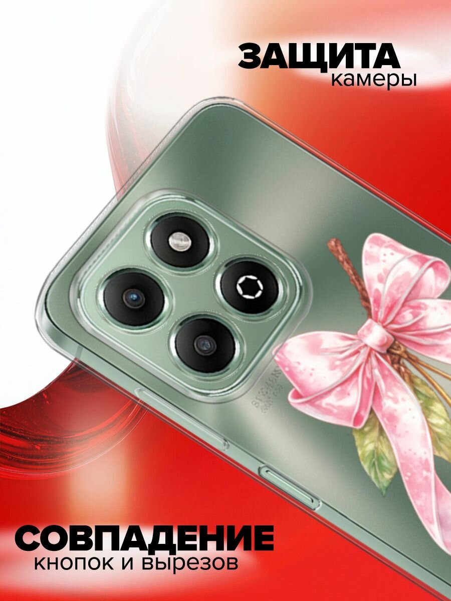 Силиконовый чехол на Honor X6b / Хонор X6b с принтом Sweet — фото 1