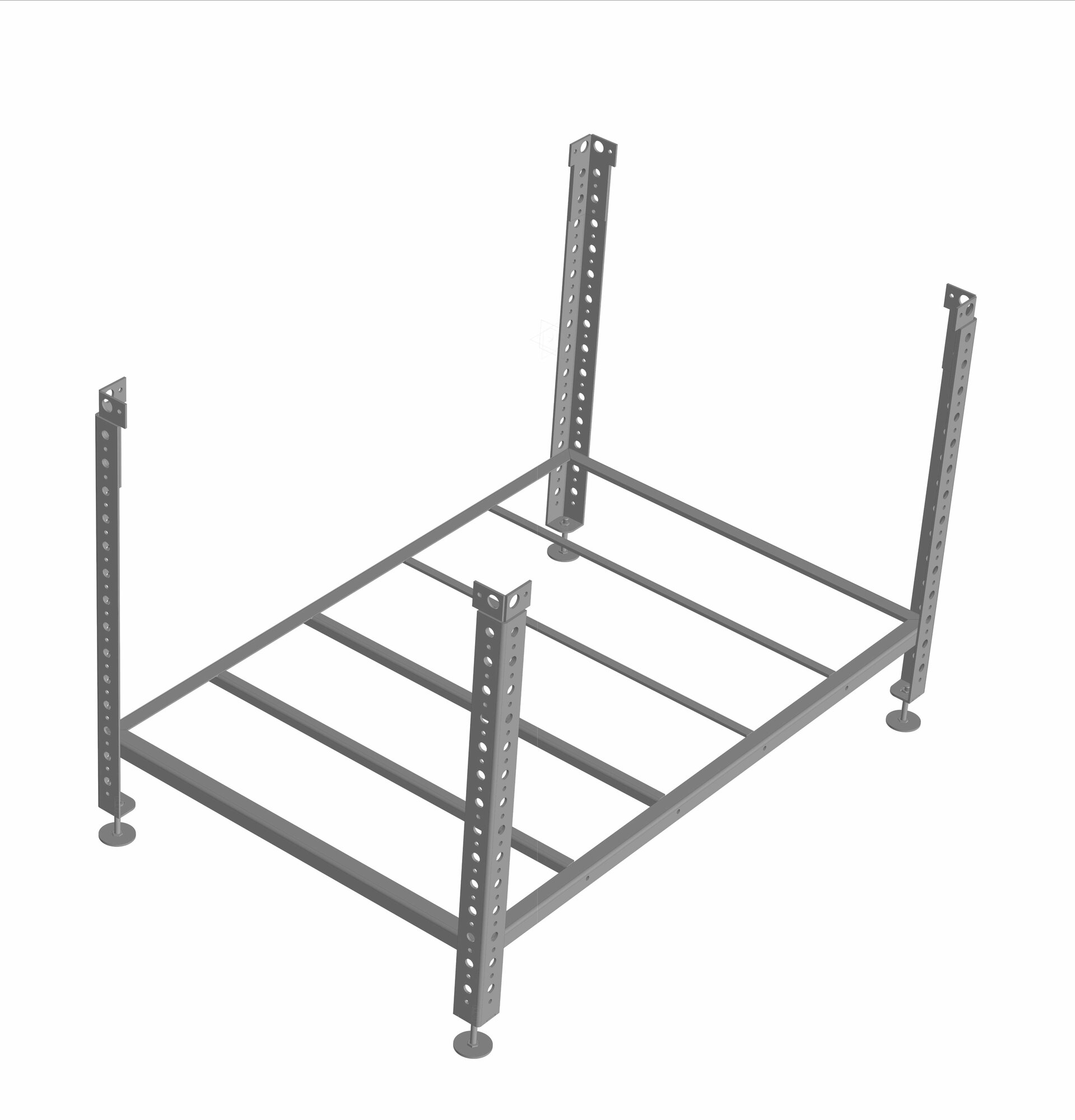 Опоры сварочного стола 1200х800х50мм 4,0мм (Комплект)