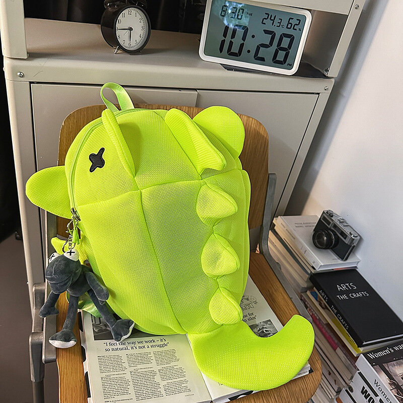 Модный рюкзак в стиле "акула" для мужчин, американский рюкзак для велоспорта в стиле High Street, уникальный дизайн, персонализированный креативный рюкзак для женщин.