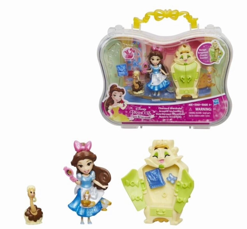 Игровой набор Hasbro Disney Princess "Красавица и чудовище" Белль, с гардеробом и аксессуарами, 3+