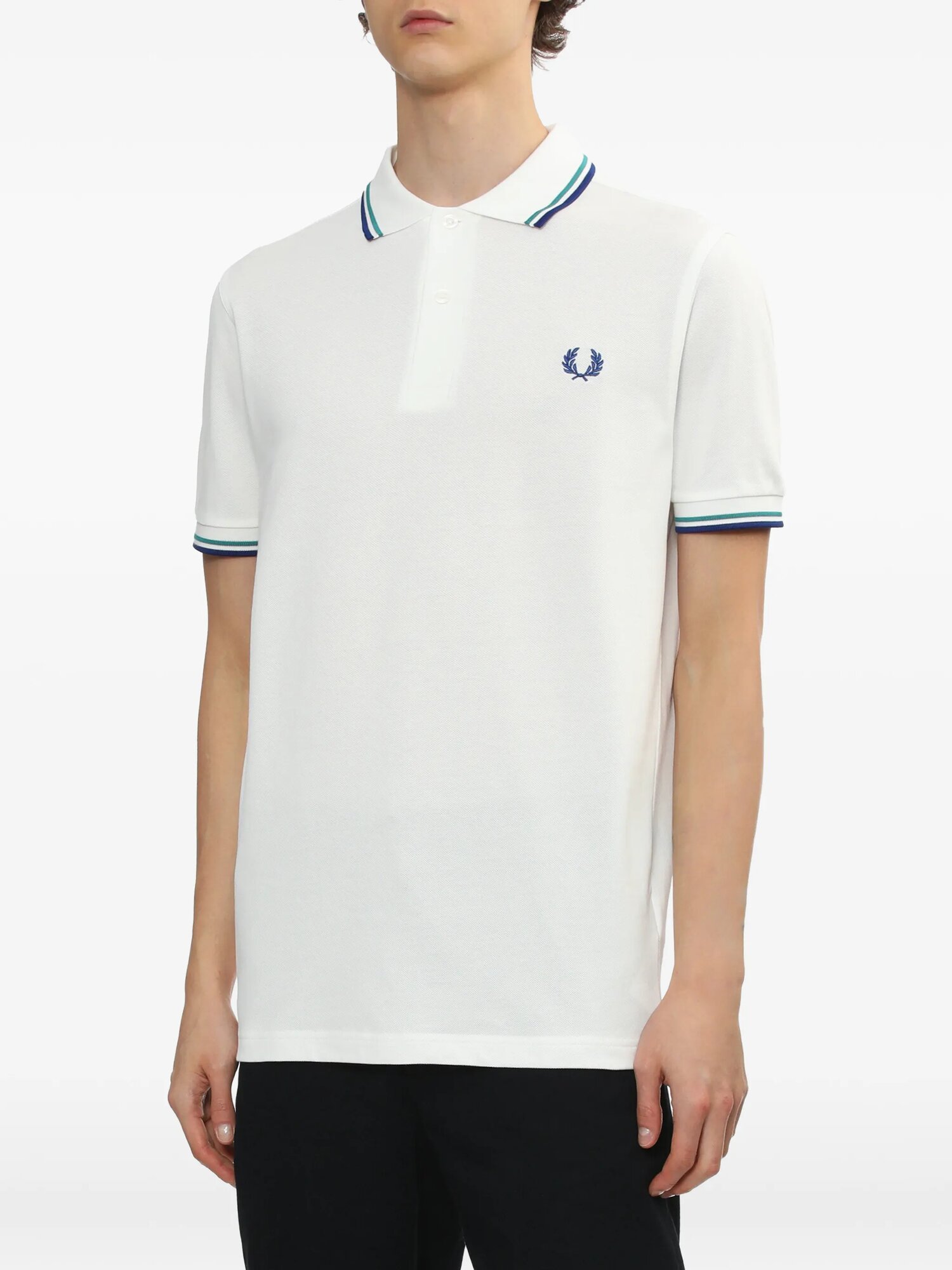 Рубашка FRED PERRY, размер 46, белый — фото 1