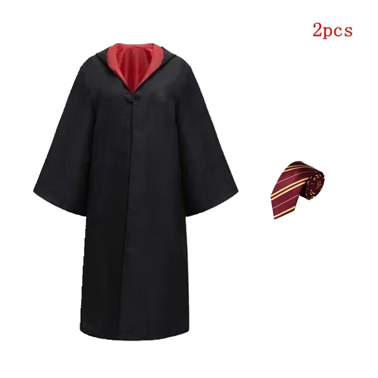 Костюм Гермионы Грейнджер Слизерин Бордовый, XXL, Package 6-red