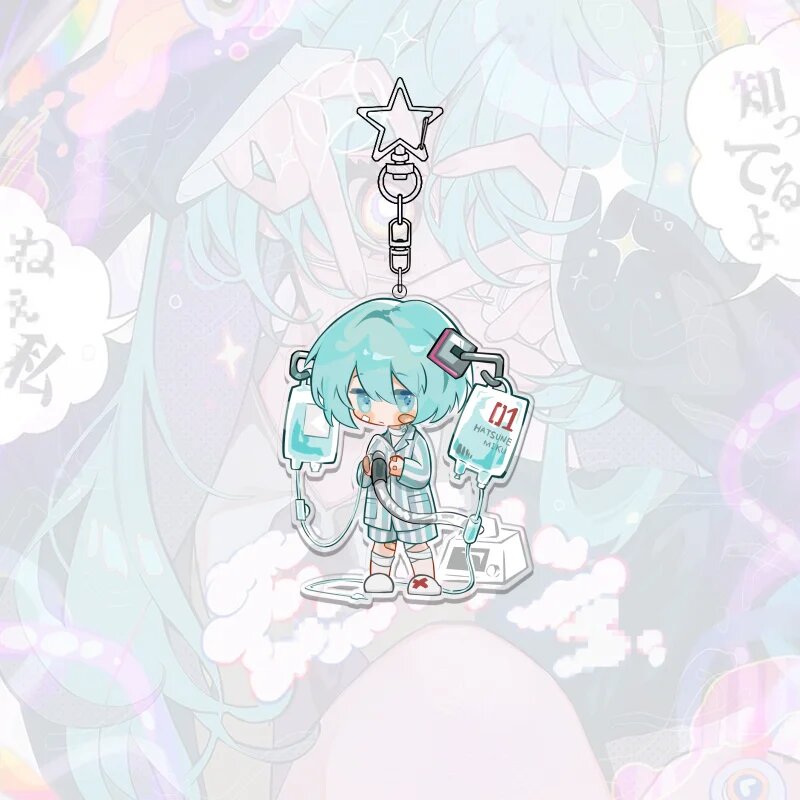 Акриловый брелок Hatsune Miku, Цвет: a5