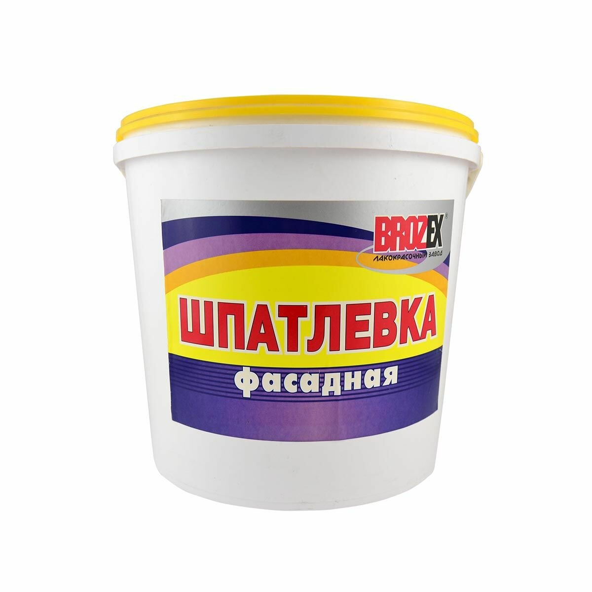 Шпатлевка BROZEX Акриловая, фасадная для наружных работ, матовая, вес 15 кг