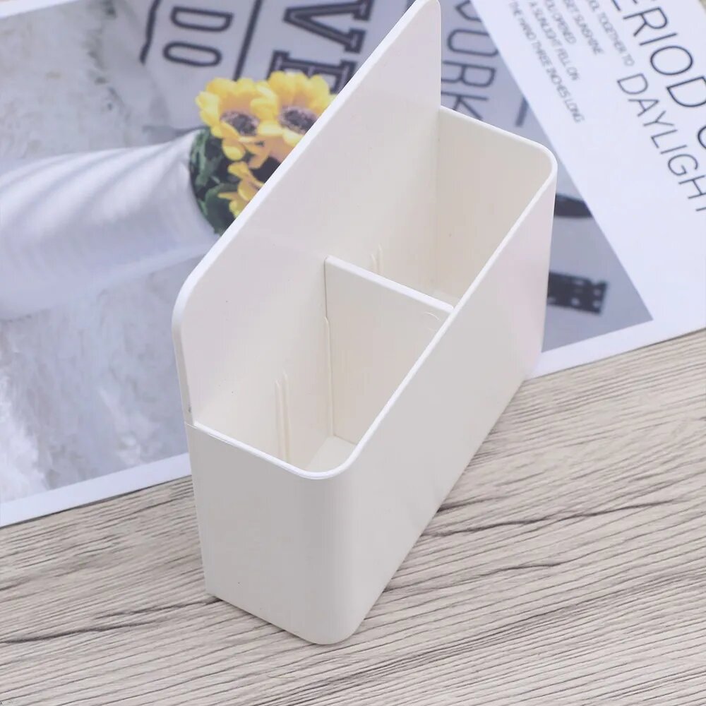 GEALFIS Органайзер магнитный для маркерной доски, набор 2 белых ящика для мела и маркеров, настольный лоток на холодильник, 23 см, для офиса и дома