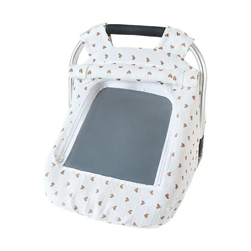 Навес для детского автокресла с дышащим окном, чехол для детской коляски для мальчиков и девочек, ветрозащитная корзина, солнцезащитный козырек