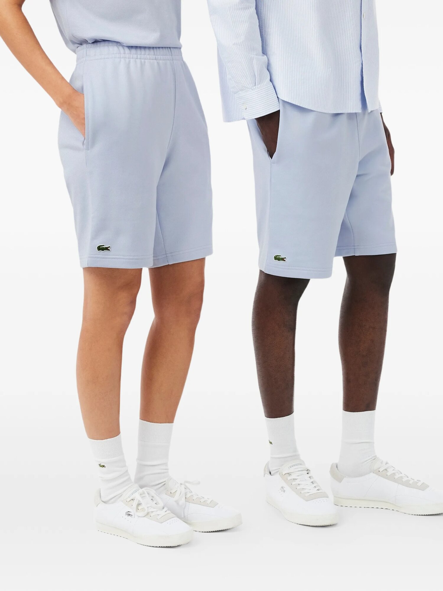 Шорты LACOSTE Elasticated-waist track shorts, размер XL, синий — фото 1