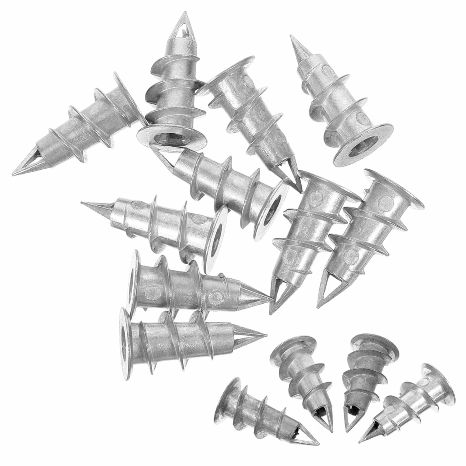 100 шт. сверхмощные настенные анкеры для гипсокартона, самосверлящие расширительные винты для подвешивания художественно