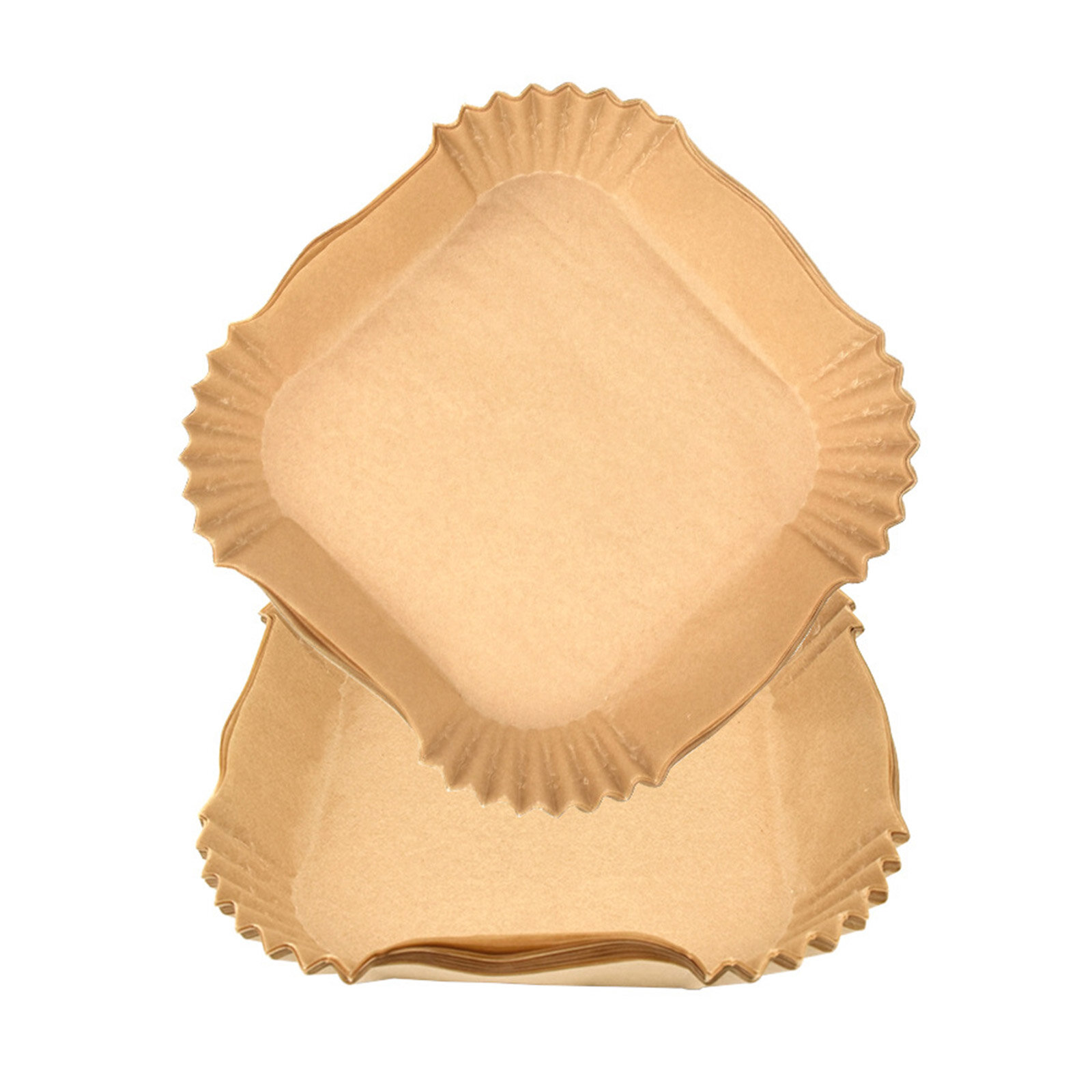 100 Упаковок Аэрофритюрницы Специальная Бумага Маслопоглощающая Бумажная Прокладка Квадратная Высокотемпературная Бумага Для Выпечки Бытовая Маслостойкая Бумага