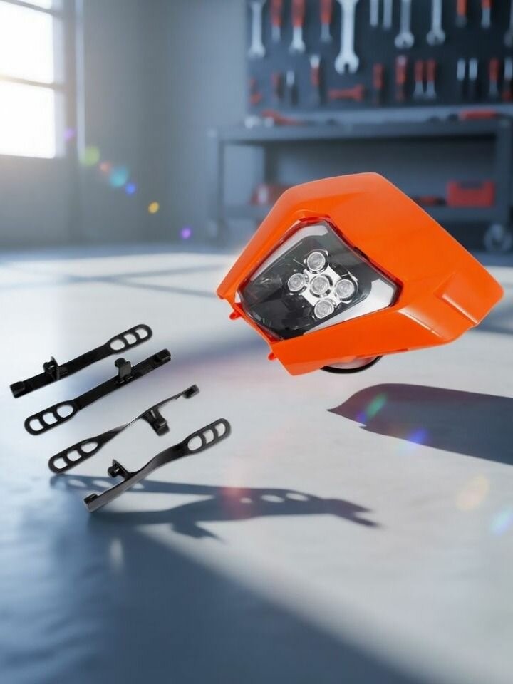 Фара LED KTM, BRZ 2022, GR8 (k8 frame) оранжевый OTOM