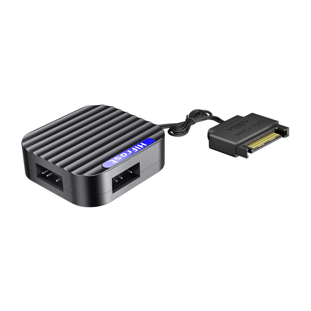 Беспроводной ARGB-контроллер для ПК с магнитным креплением, 3 порта 3-pin, питание от SATA