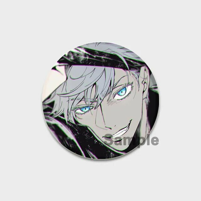 32/44/58 мм аниме ююютсу кайсен, памятные булавки, мультяшная модель, жестяная брошь ручной работы для рюкзака, украшение для одежды, подарок