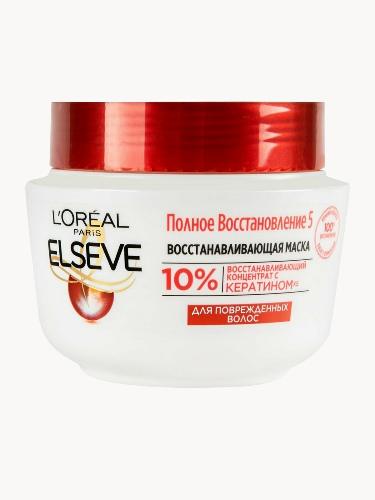 L'Oréal Paris Elseve Маска для волос "Полное восстановление 5", восстанавливающая, для поврежденных волос, 300 мл