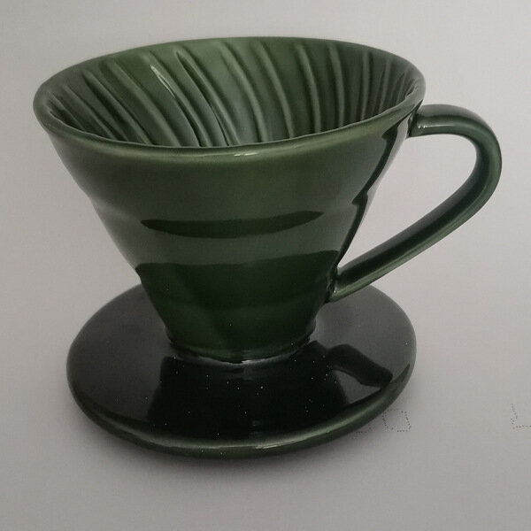 Новая маленькая керамическая кофейная фильтрующая чашка V60 для 1-2 человек, портативная чашка для кофе, производитель фильтрующих чашек