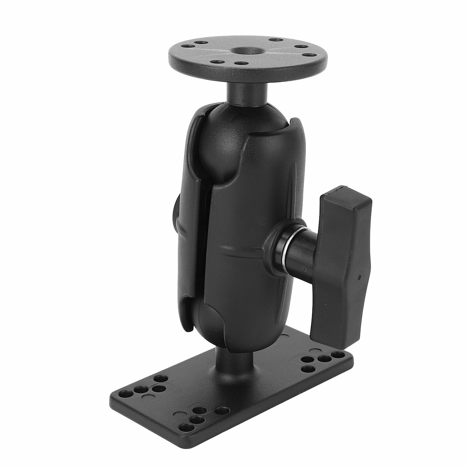 Крепление для эхолота, диаметр 9,5 см, изготовлено из морского алюминиевого сплава, с шаровой головкой из резины диаметром 1,5 дюйма, подходит для Garmin.