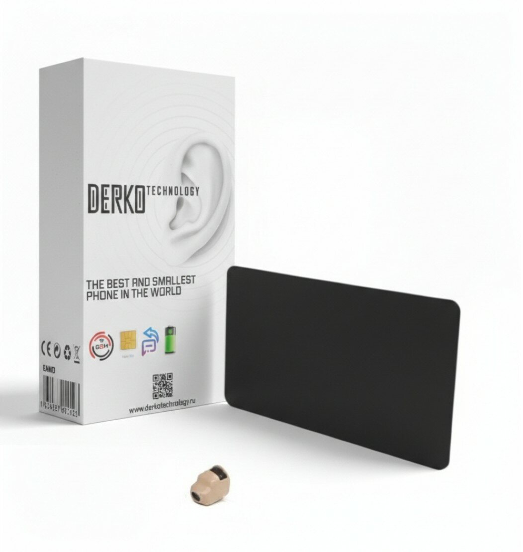Миниатюрная гарнитура мини-телефон Карта и микронаушник Pico 4 мм
