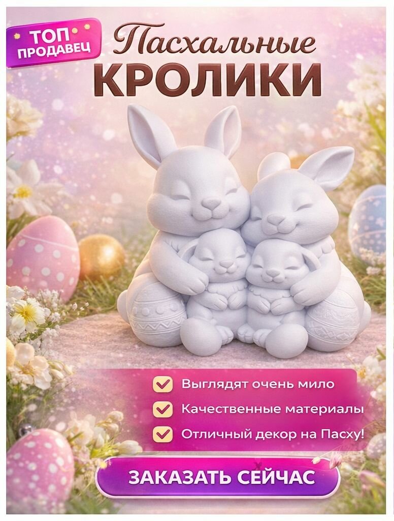 Фигурка Пасхальные кролики