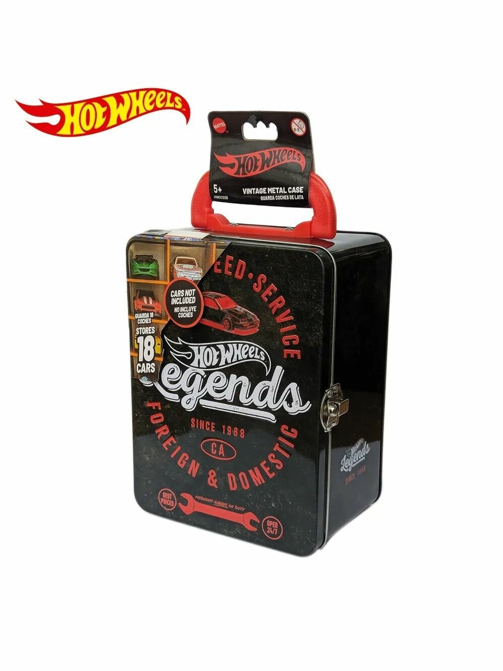 Портативный кейс для хранения 18 машинок Hot Wheels арт. HWCC