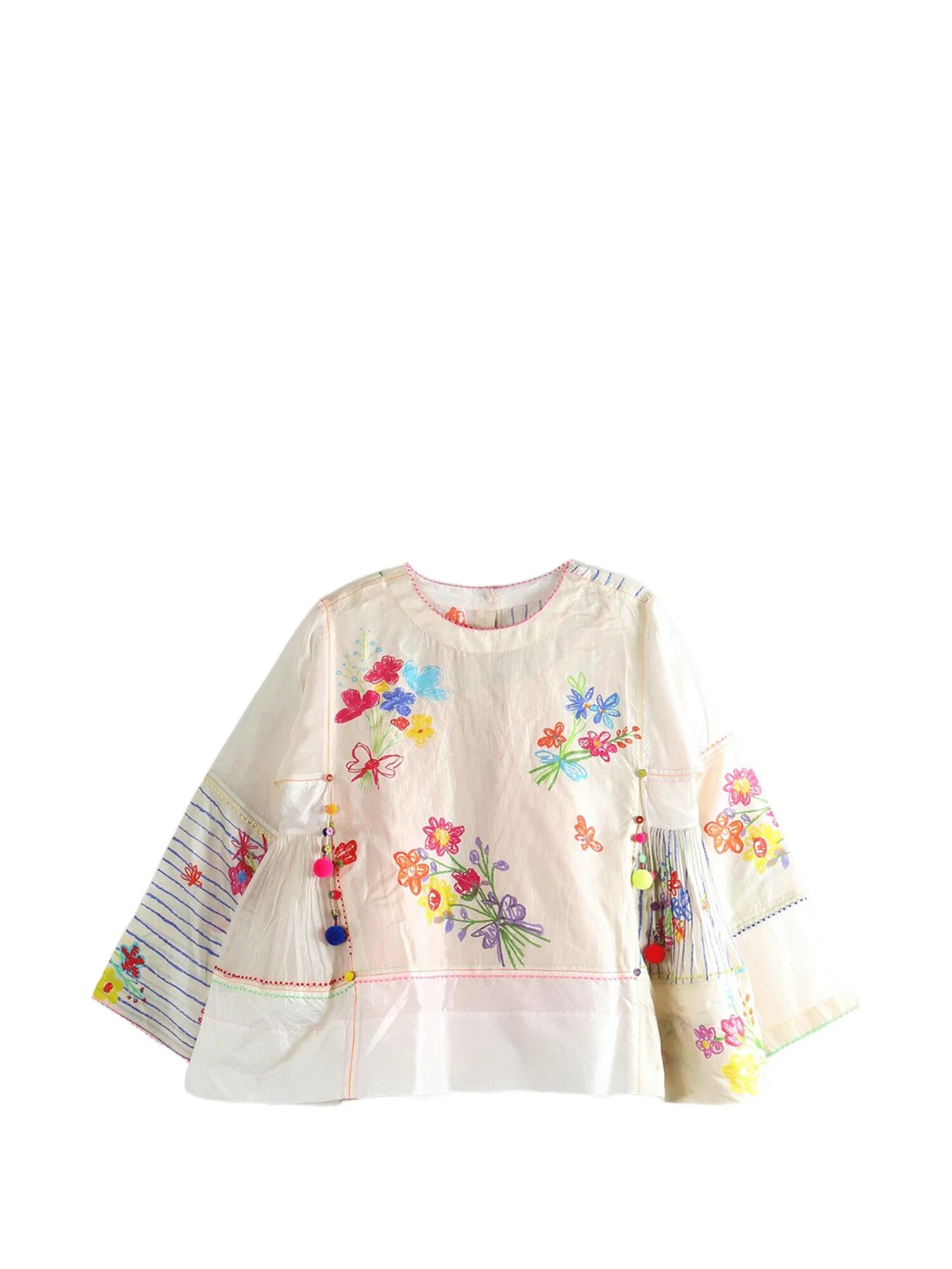 Блуза Pero Floral-print embroidered blouse