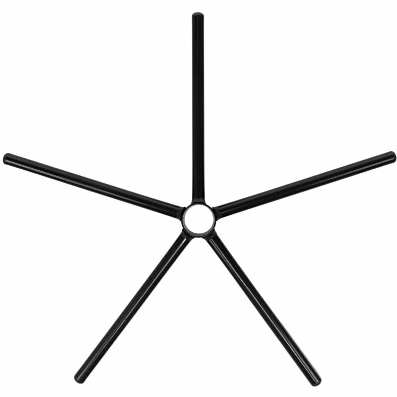 Крестовина для кресла КНР "Fingal", 650 мм, металл, черная, сборная