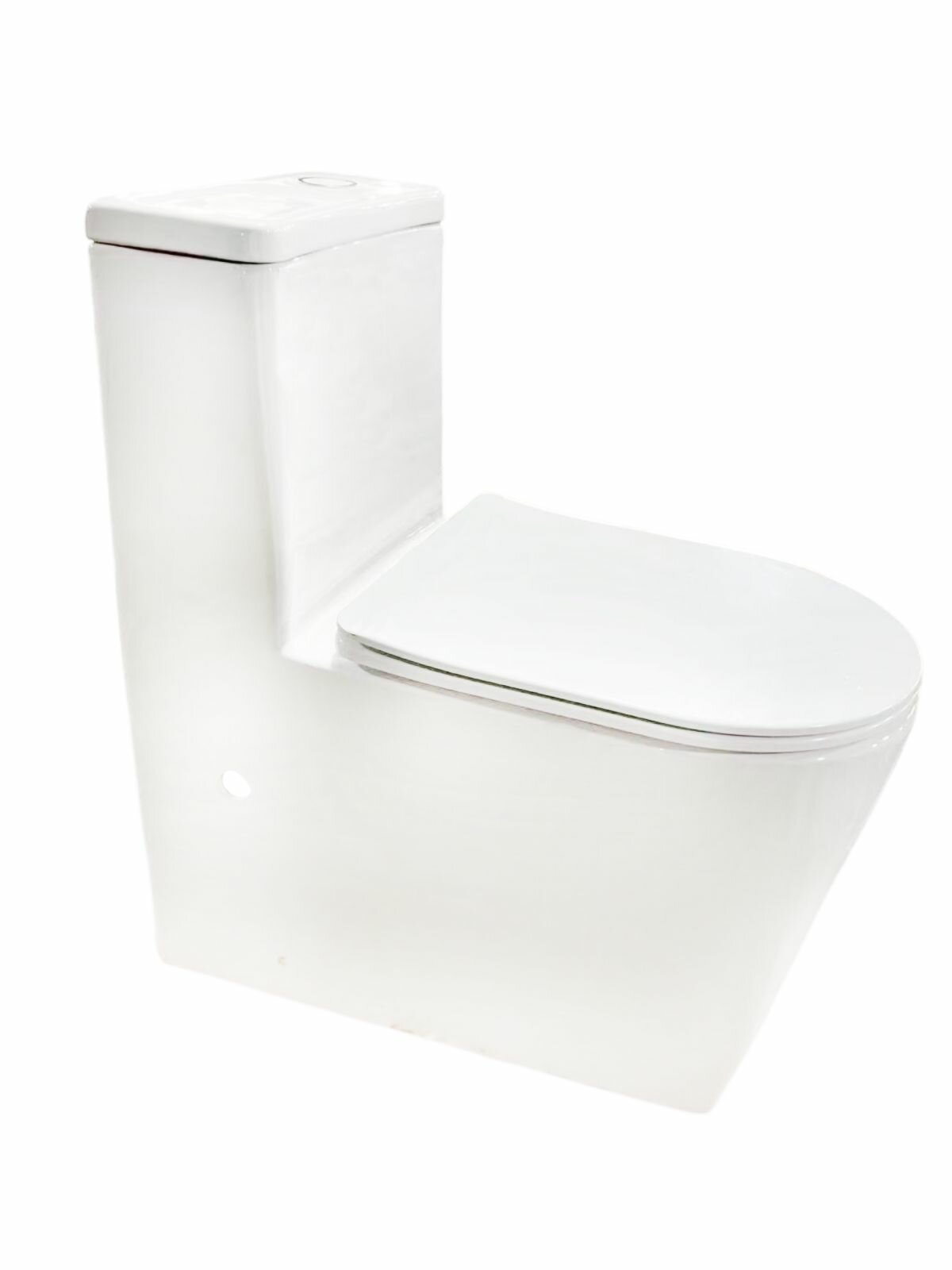 Моноблок напольный унитаз Joki Royal T JK86472103, безободковая чаша, смыв торнадо, с сиденьем микролифт, цвет белый