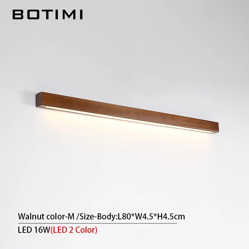 BOTIMI настенный светильник Walnut Color-M, LED 16W