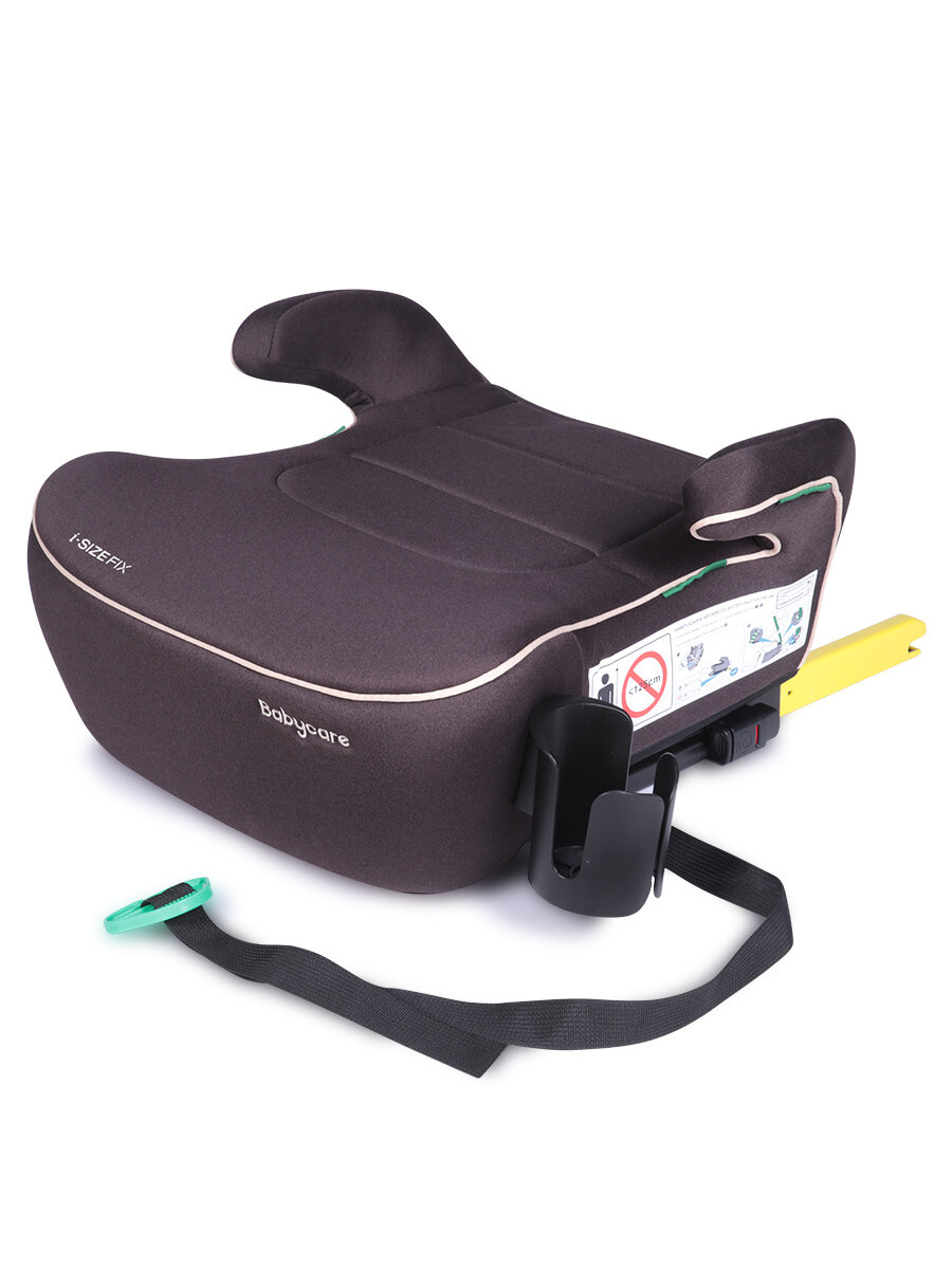 Бустер автомобильный Babycare Ryker, крепление Isofix, 6-12 лет, шоколадный