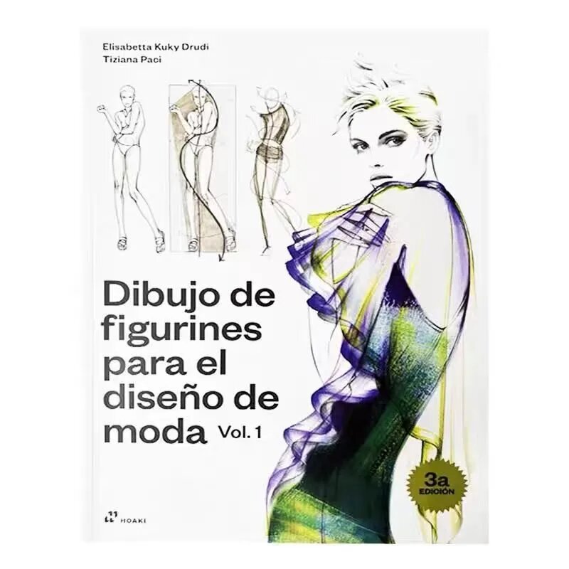 Figure Drawing for Fashion Design, Vol. 1 /Дизайн одежды, модный эскиз, руководство по рисованию картин