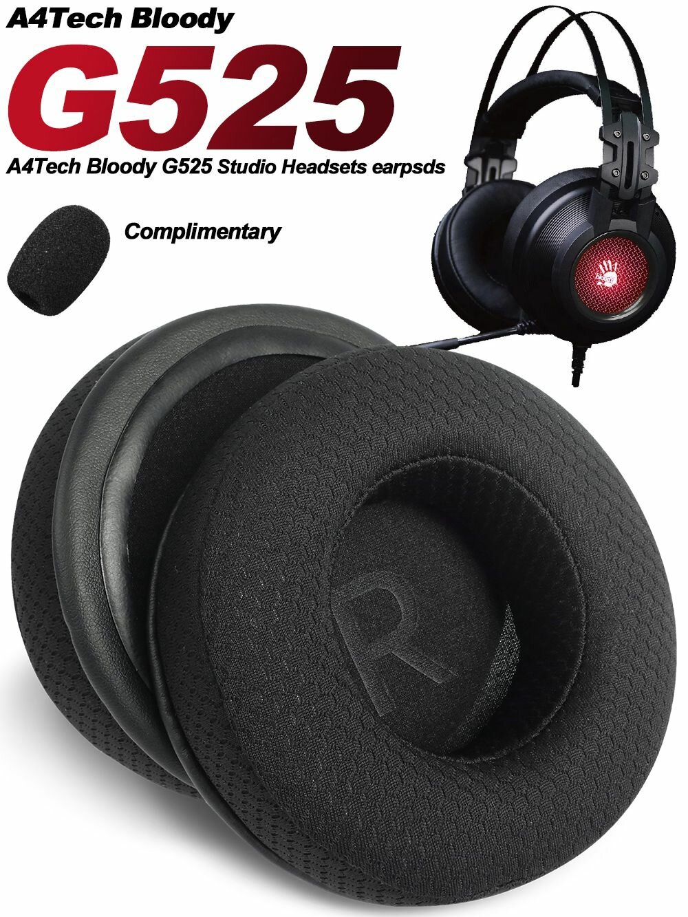 Амбушюры A4Tech Bloody G525 для наушников