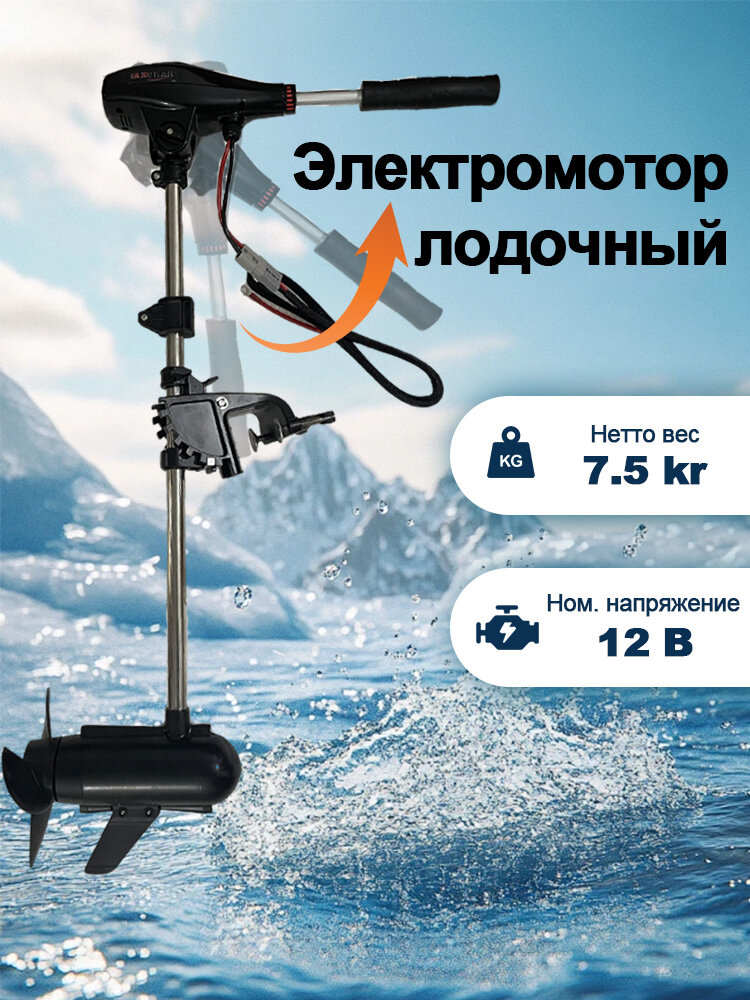 12В судовой бесщеточный двигатель