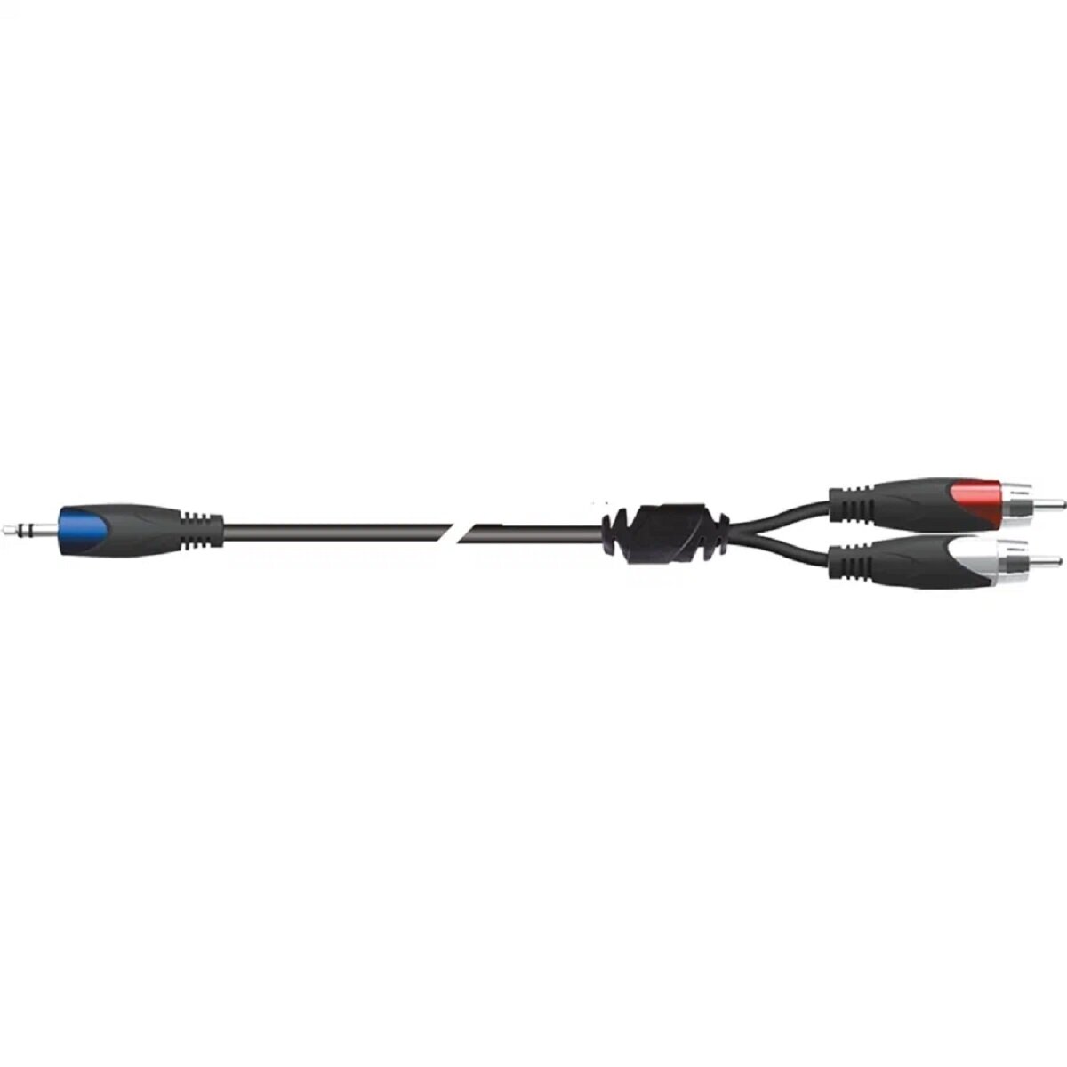 Компонентный кабель, 3 метра, разъёмы Stereo Mini Jack Male - 2 RCA - QUIK LOK SX40-3K