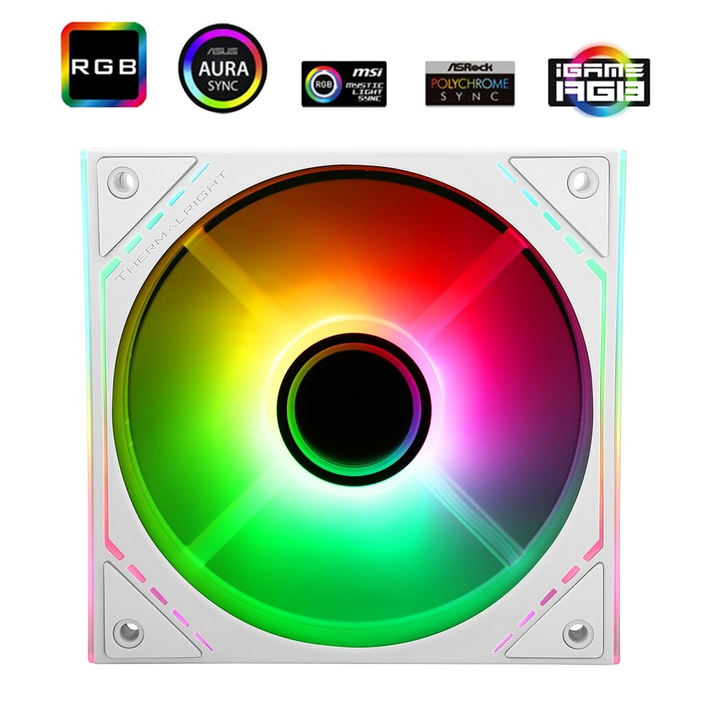 Комплект вентиляторов (3 шт.) Thermalright TL-M12WS X3 (Pack of 3) / ARGB / 120mm PWM / TRTLM12WS.3P
