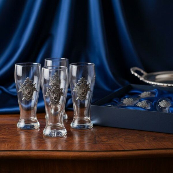 Набор стопок для водки Герб Следственного комитета