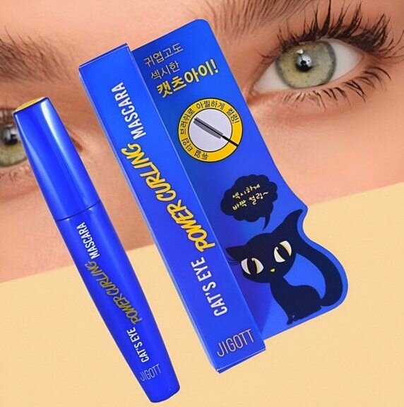 Jigott Тушь для ресниц подкручивающая Power Curling Mascara, 12 г