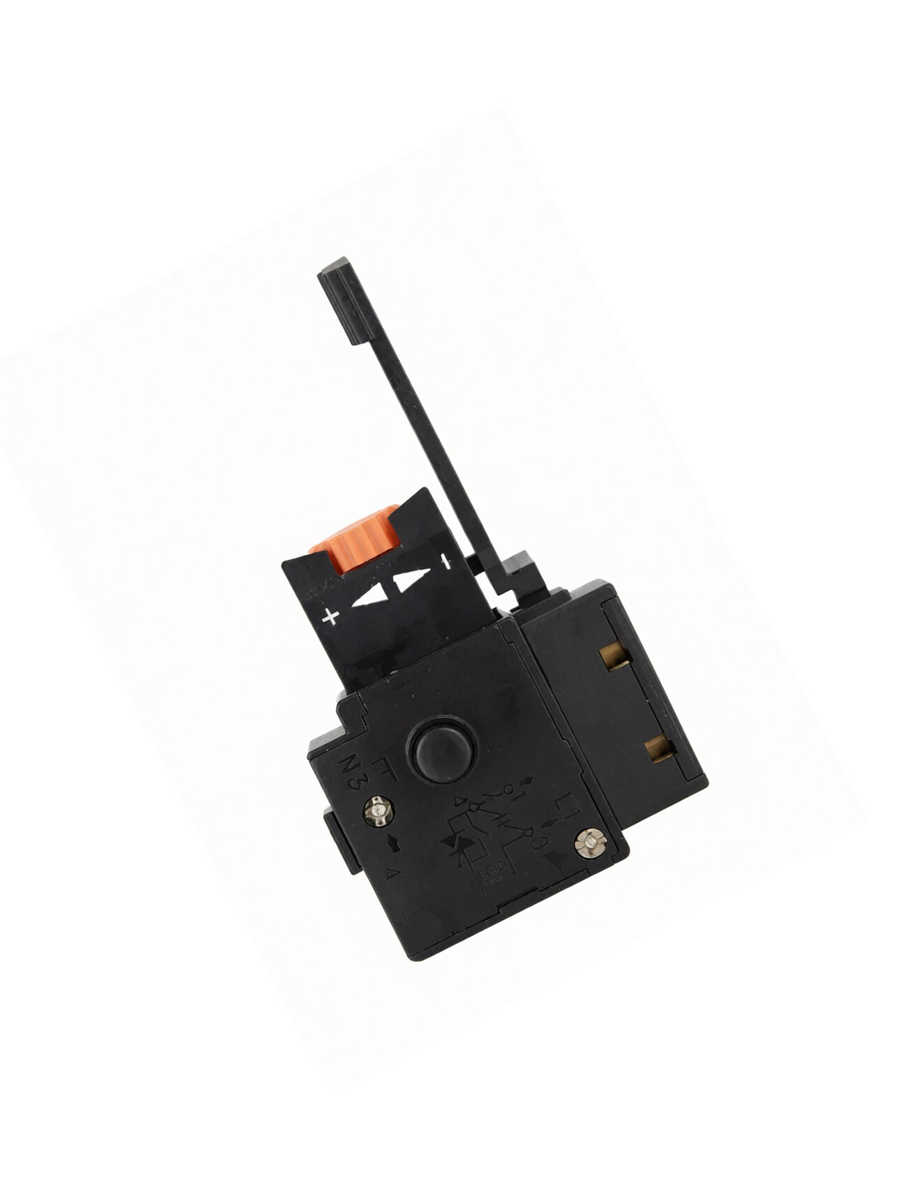 Кнопка дрели FA2-4/1BEK 3.5A 250V с фиксатором, с реверсом и регулятором оборотов