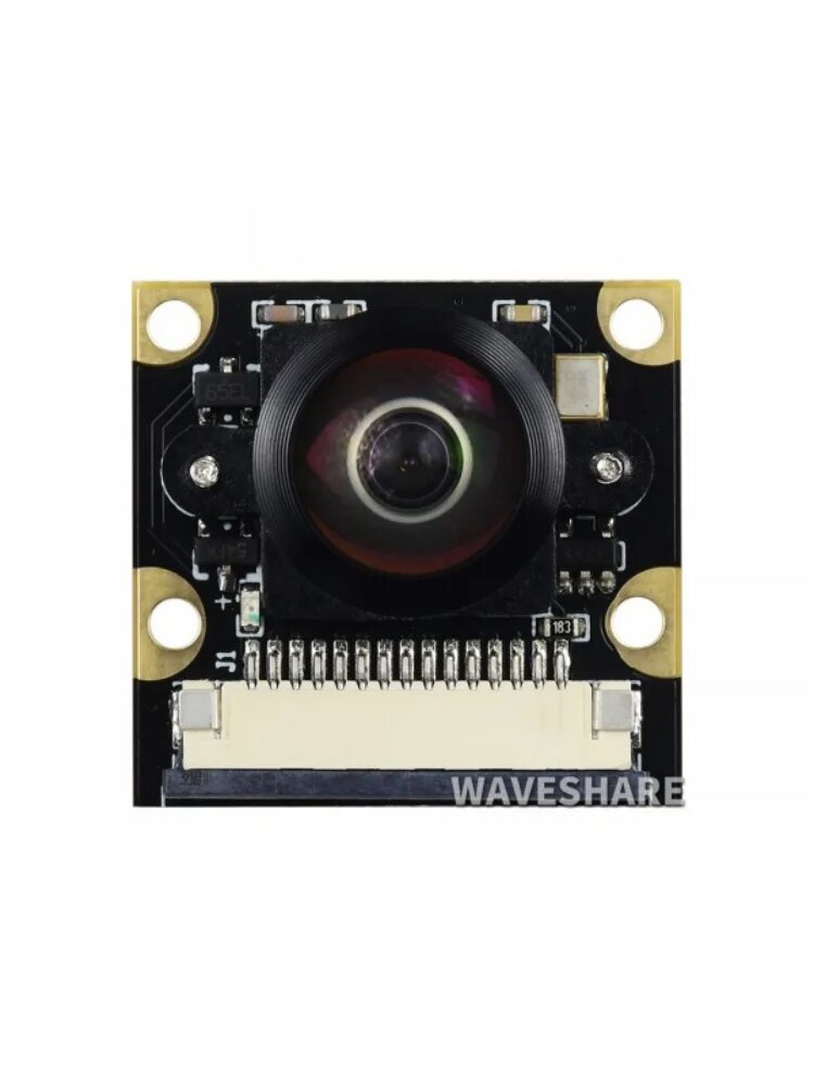 Камера Raspberry PI M-Type OV5647-5 мегапикселей, широкое поле зрения, можно фокусировать, камера RPi (M), объектив «рыбий глаз»