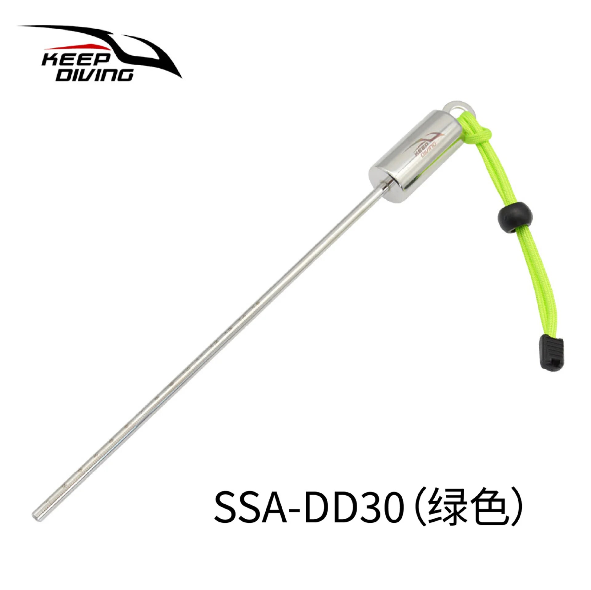 Новинка 2023 года, 1 шт, указатель для дайвинга, палка для дайвинга из нержавеющей стали с колокольчиком, самостоятельная удочка для дайвинга, ручная веревка для дайвинга в комплекте
