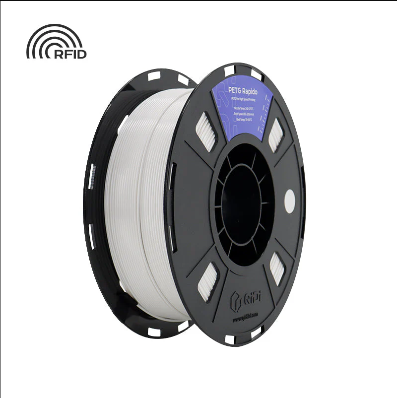 QIDI TECHNOLOGY PETG-Rapido Filament 1.75mm, Suitable for High Speed Printing, 1 KG Spool